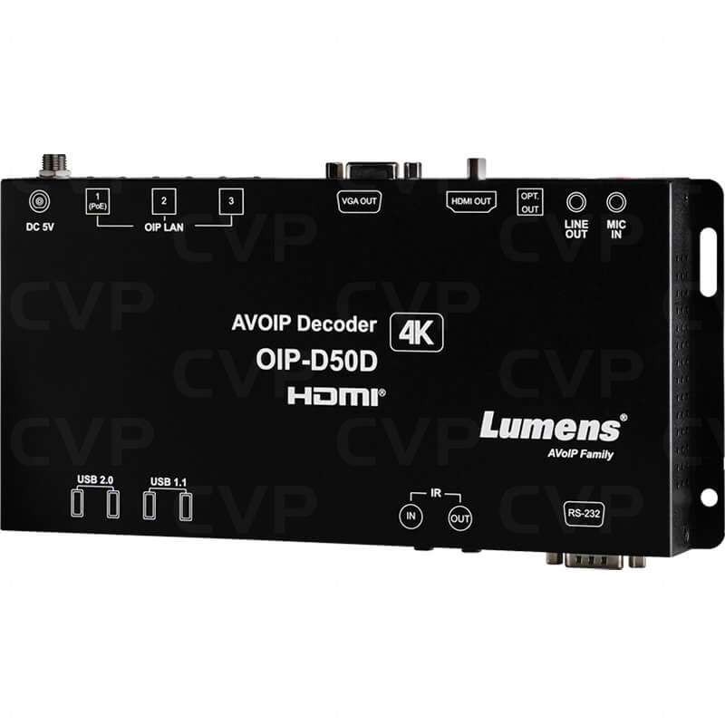 Buy - Lumens AV Over IP 4K 1G Decoder (OIP-D50D)
