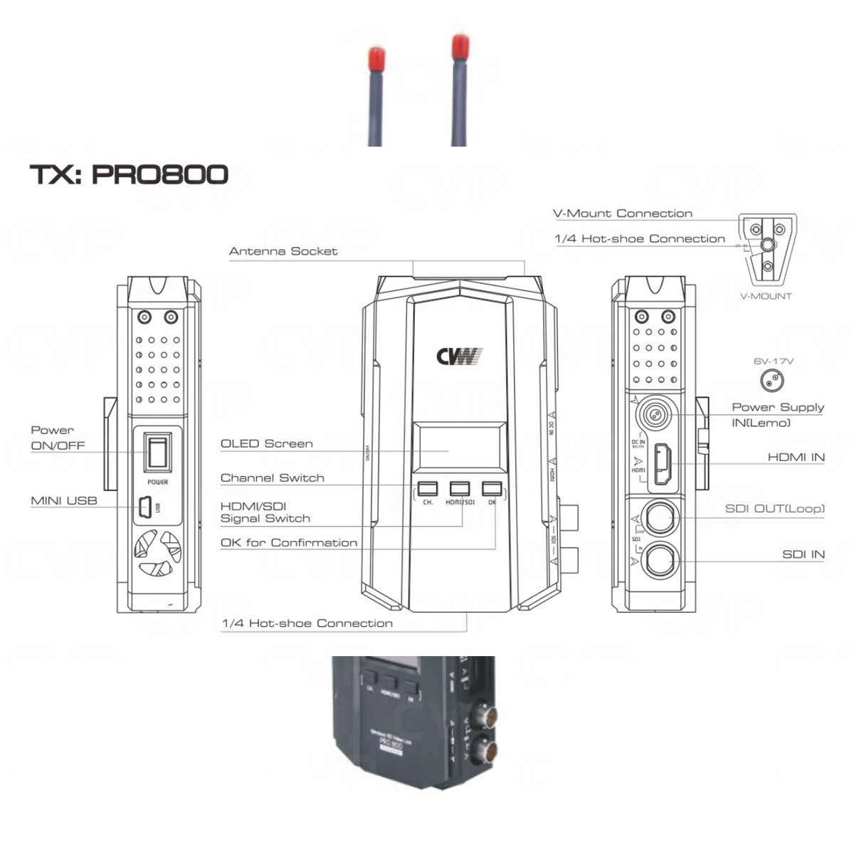 Buy - CVW Pro 800 TX (CVPro800TX)