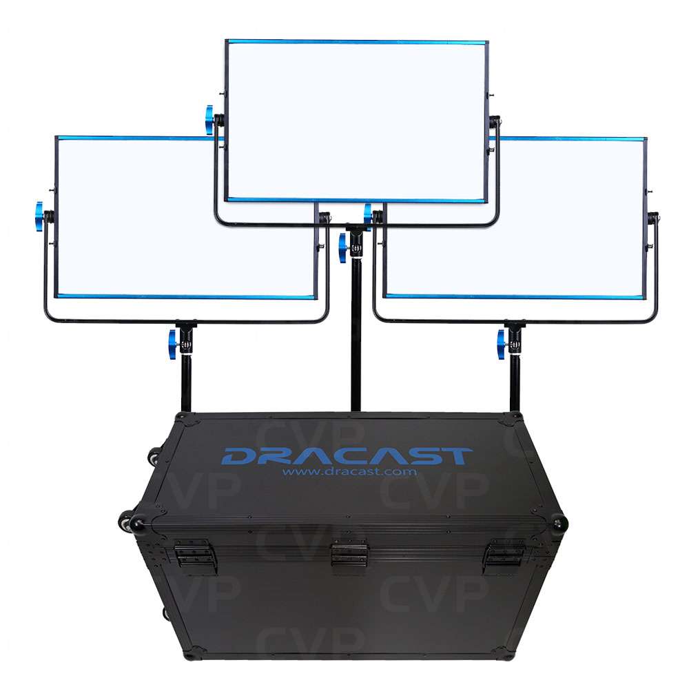 Buy - Dracast LED1000 Silq Bi-Colour 3 Light Kit (DRS1000B3K)