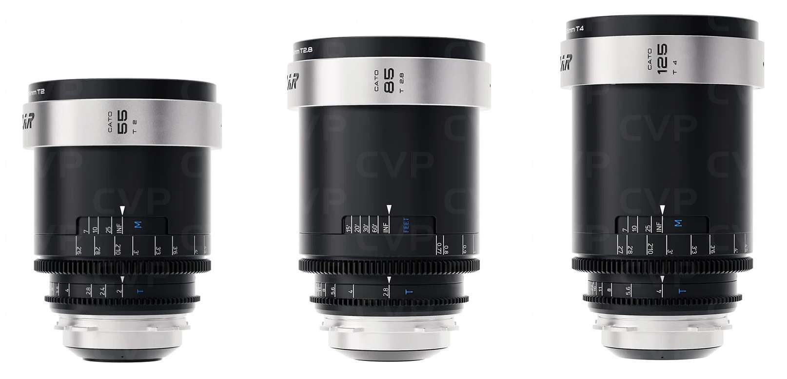 Blazar Cato 55, 85, 125mm 2x Anamorphic Lens Set | CVP