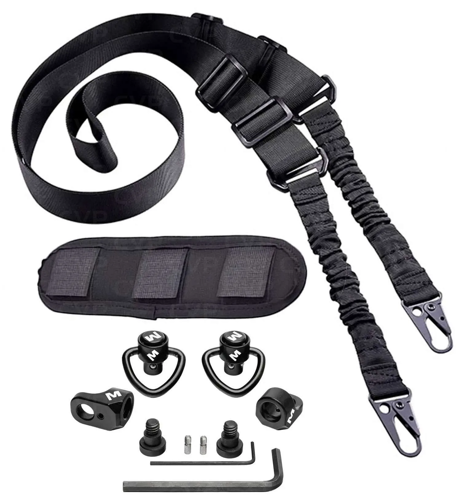 Mutiny Ranger QD Mounts With Sling Strap - Black | CVP