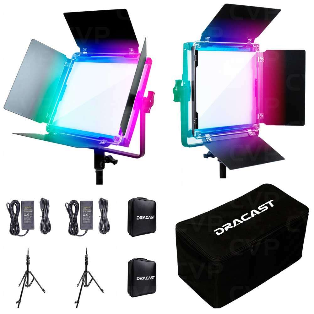 Buy - Dracast X Series RGB and Bi-Colour 2 Light Kit (DRX2500RGBS)
