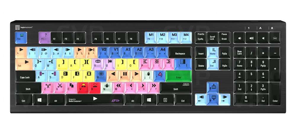 Buy - Logickeyboard Avid Media Composer Classic - US (LKB-MCOM4-A2PC-US)