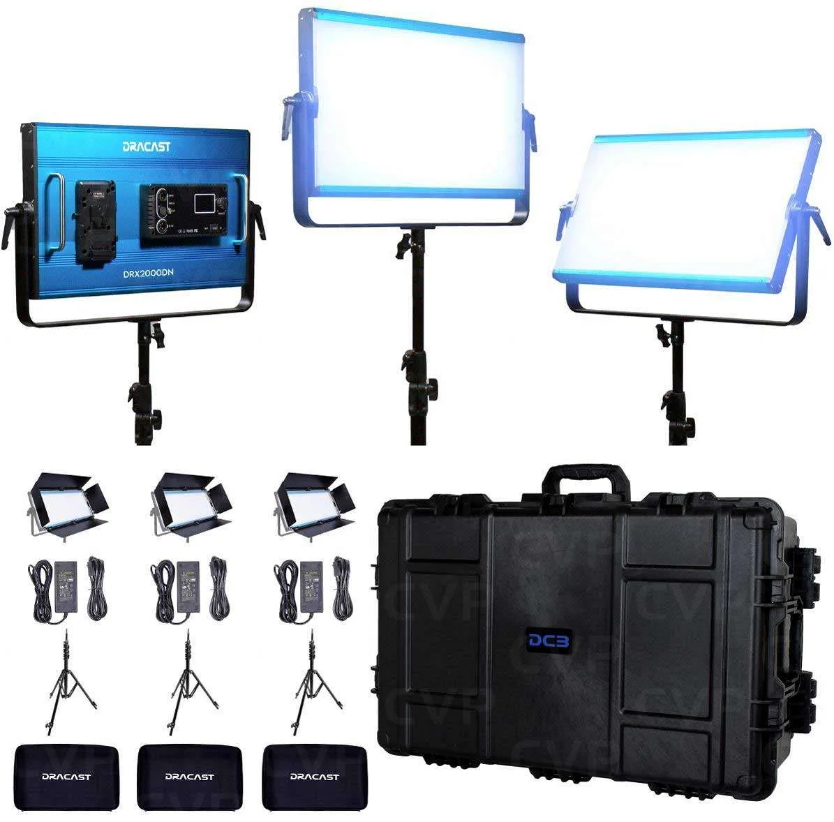 Buy - Dracast X Series LED2000 Daylight LED 3 Light Kit (DRX32000DNH)