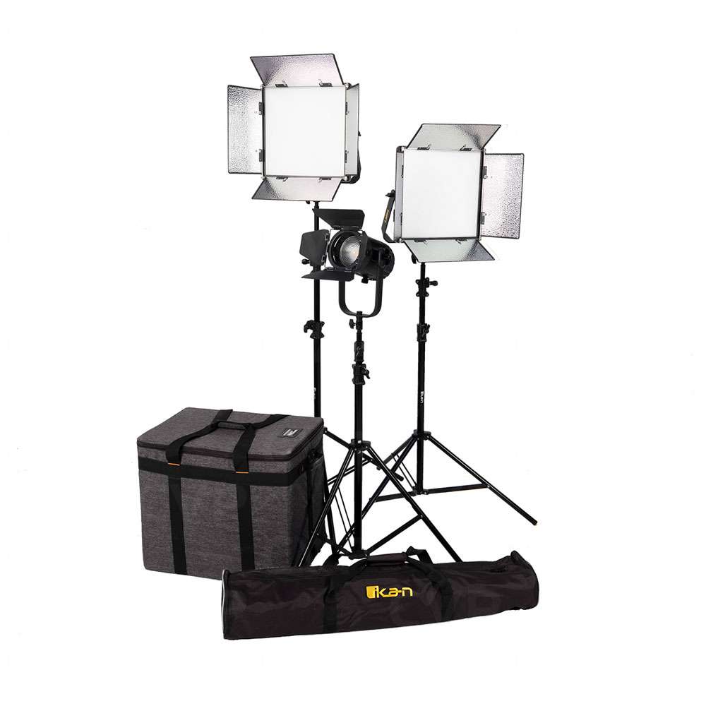 Buy - Ikan 3-Point Light Kit w/ LB10 and SFB150-G - GM (LB-2F1SG)