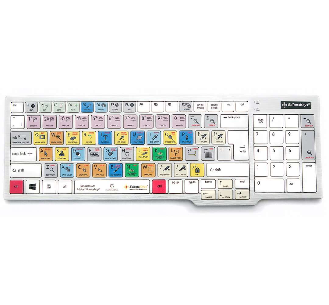 Buy - Editors Keys Photoshop CC Shortcut Keyboard (EKPHSD002)