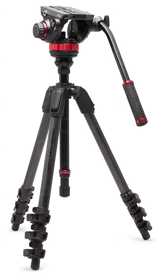 Buy - Manfrotto 055 Carbon Fibre Tripod W/ Fluid Head (MAN-MVK502055CXPROV)