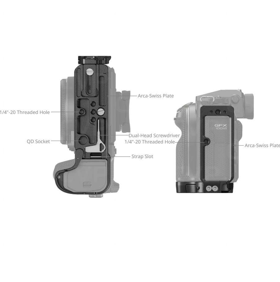 Buy - SmallRig L-Shape Mount Plate for GFX100S II (SR4716)