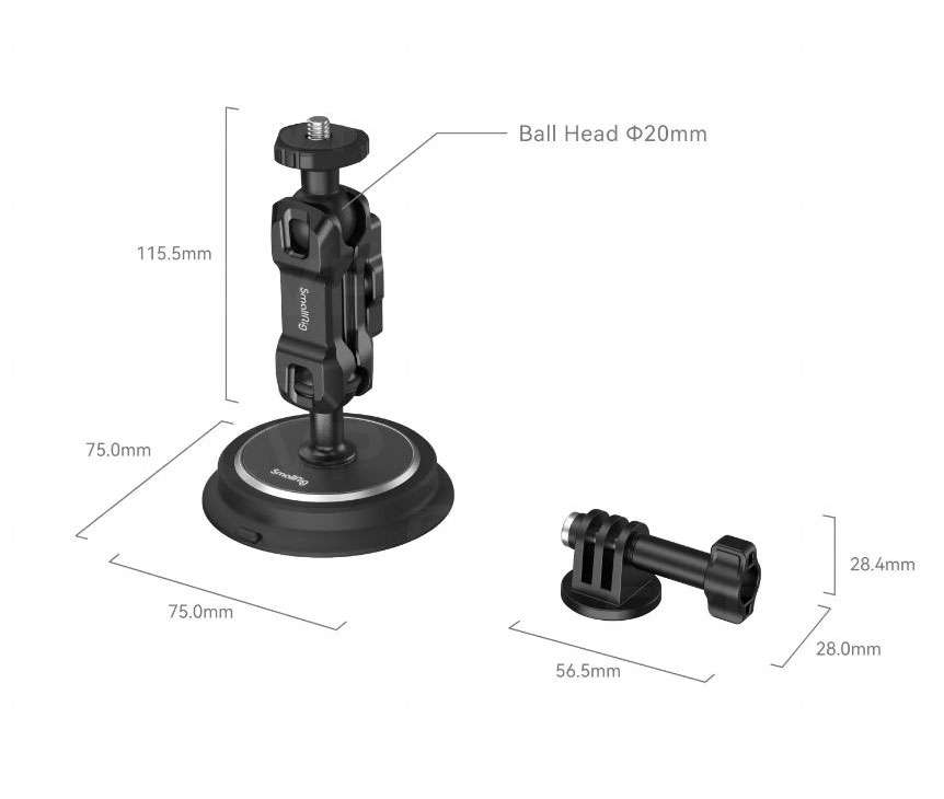 Buy - SmallRig Magic Arm Magnetic Suction Cup Kit (SR4466)