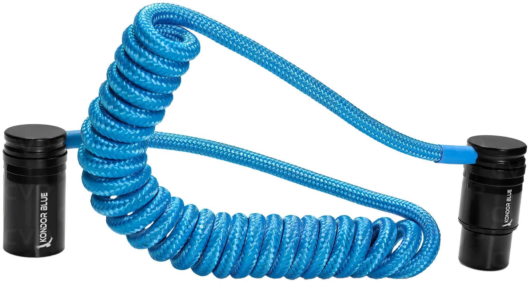 Buy - Kondor Blue 12-24 Inch Coiled XLR Cable (KONMXLRFC)