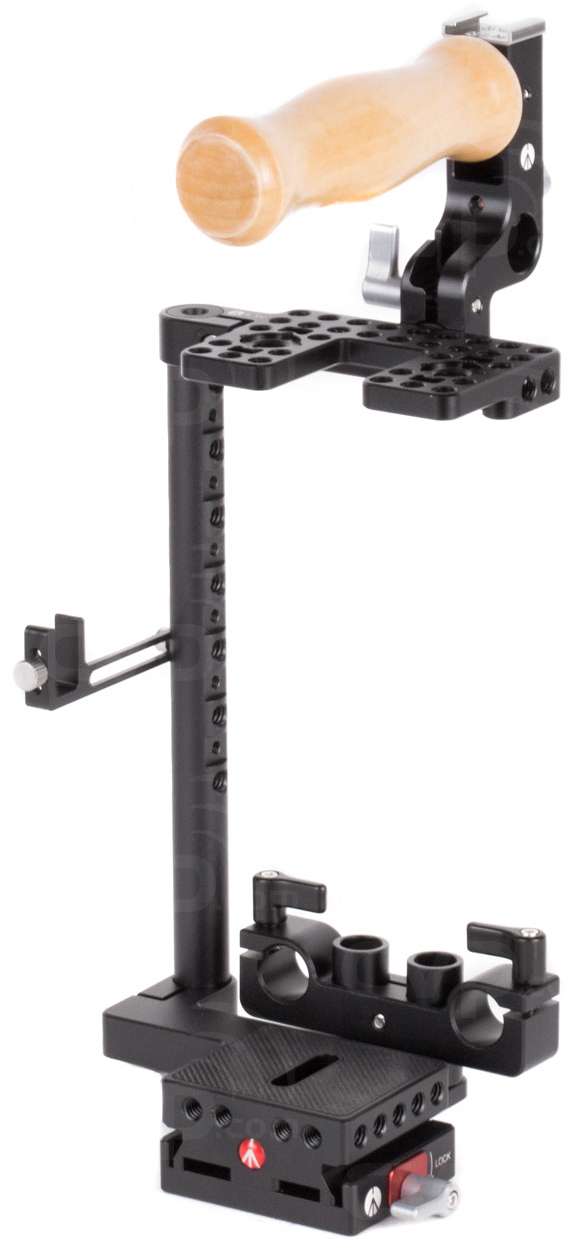 Buy - Wooden Camera Unified DSLR Cage (Large) with Wood Handle (243900)