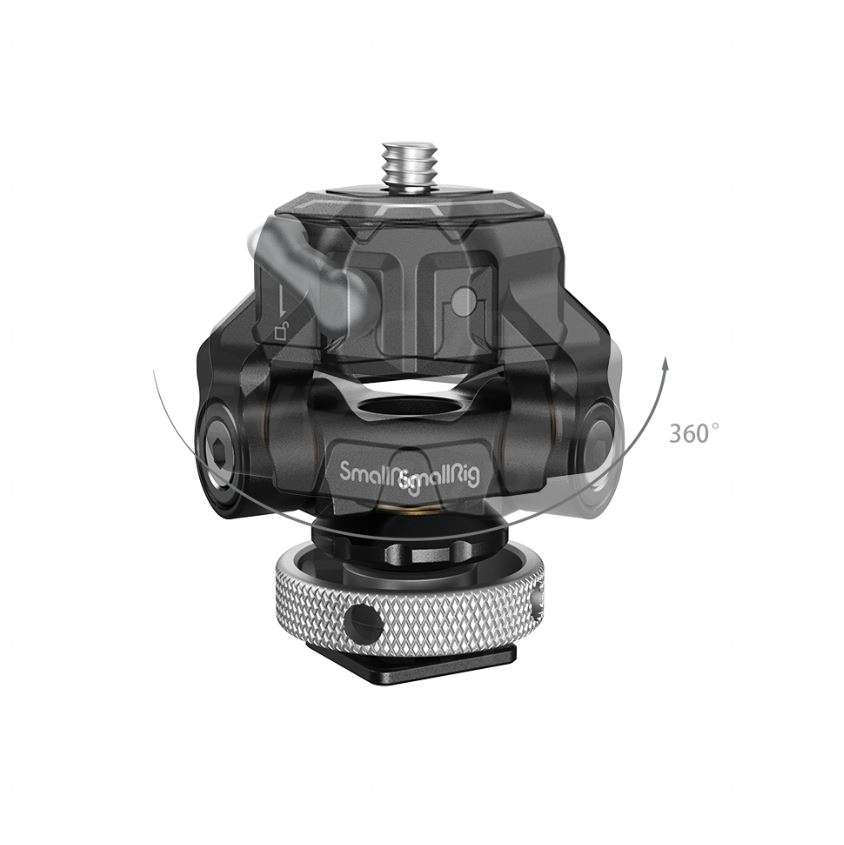 Buy - Ex-Showroom SmallRig HawkLock QR Monitor Mount w/ Cold Shoe (SR3514C)