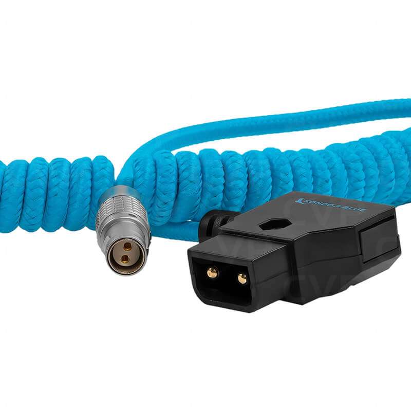 Buy - Kondor Blue D-Tap to Female LEMO 2-Pin Coiled Blue (KONDTAPFLEMO2P)