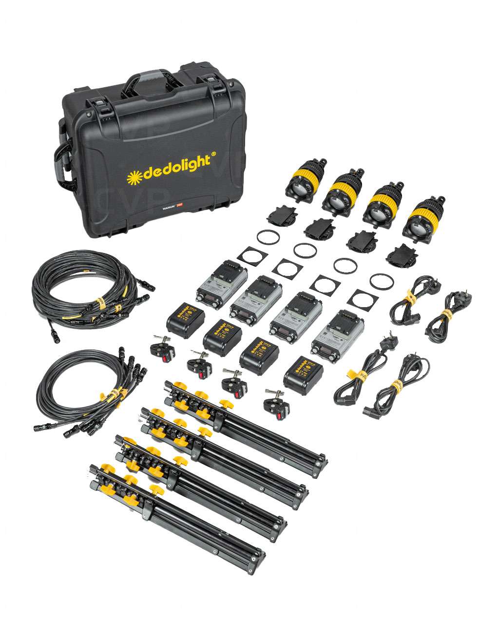 Buy - Dedolight 4 Head 90W DLED7 Bi-Colour NEO+ Kit (KUKL4+BINEO7-R)