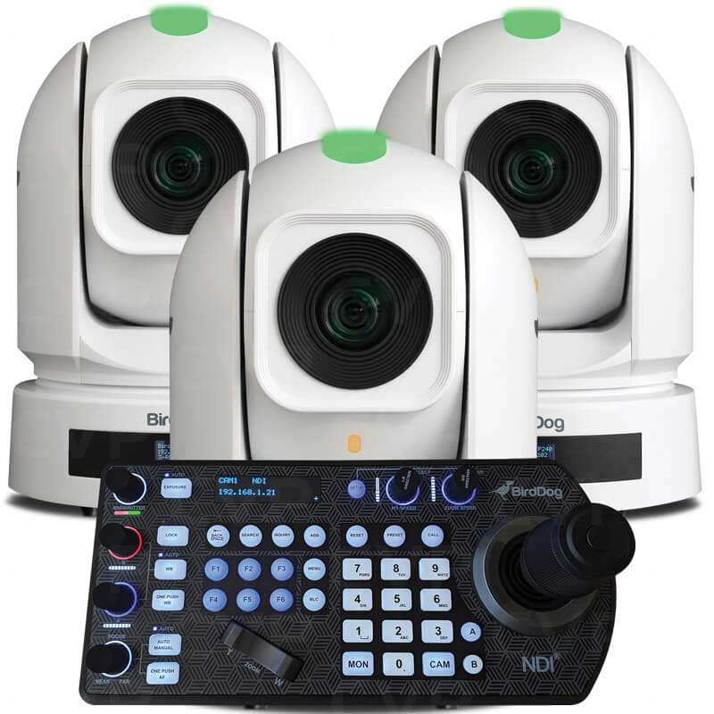 Buy - BirdDog P240 White Bundle and Free PTZ Keyboard (BDP240BUNDLEWWW)