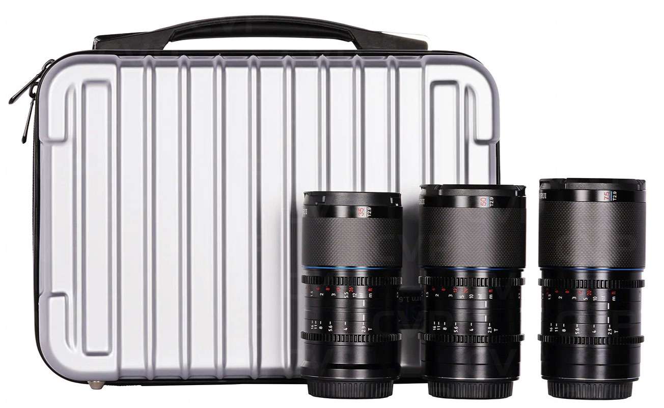 Buy - SIRUI Saturn Lens Set Blue Flare - DL Mount (Saturn 3S-DLB)